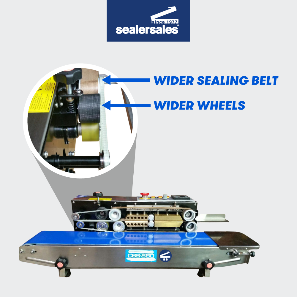 Highlighting our Custom Band Sealer with 30mm Seal Width | sealers101
