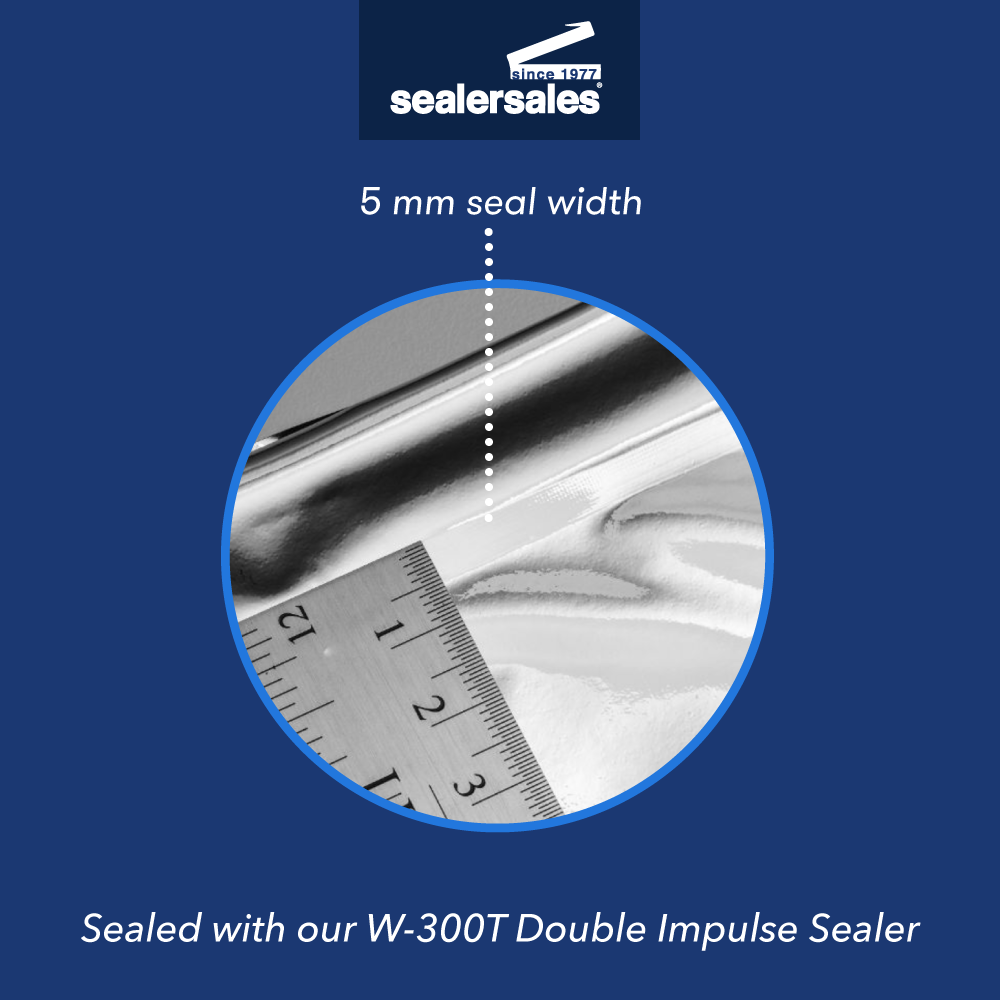 Highlighting our Double Impulse Sealer w/ 5mm Seal Width (Model No. W ...